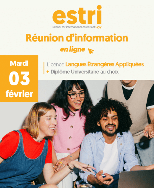 Réunion d'information | en ligne - ESTRI - School for international careers
