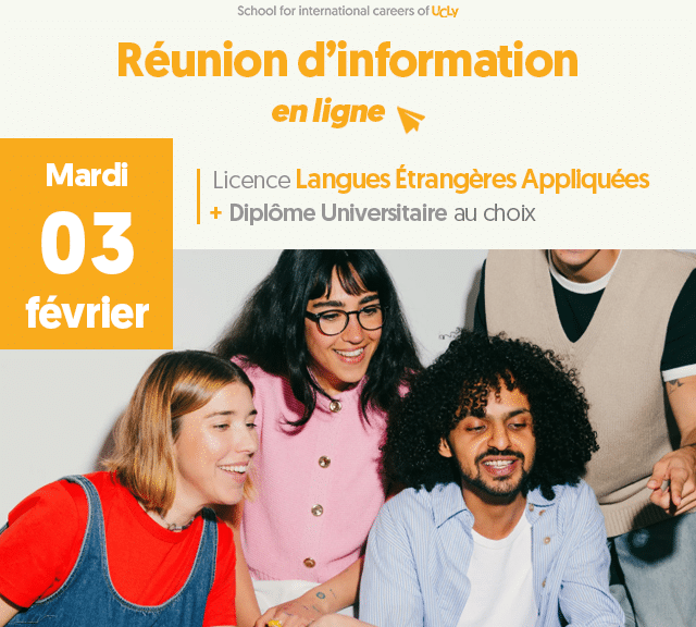 Réunion d'information | en ligne - ESTRI - School for international careers